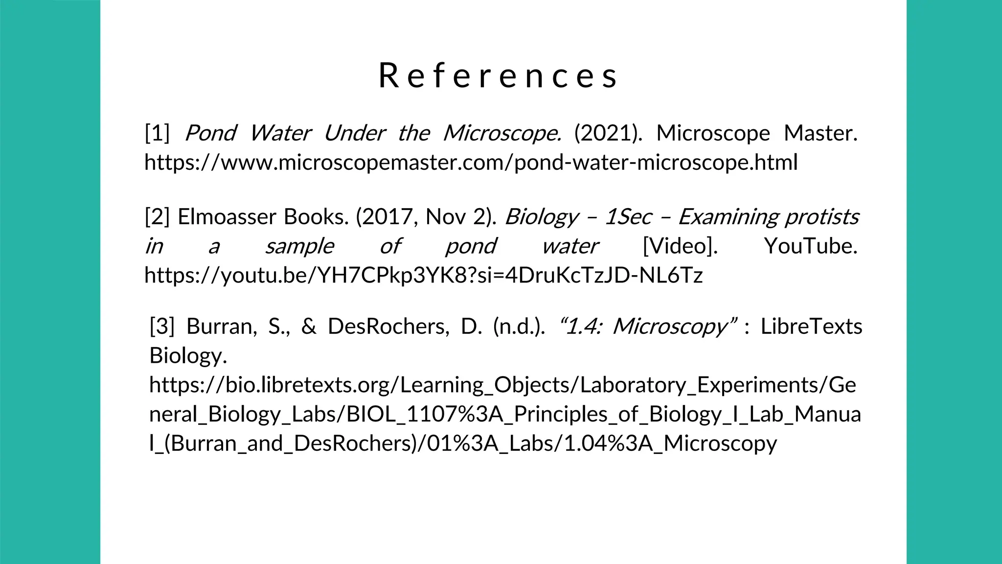 Examination of microorganisms from pond and water sample | PPTX