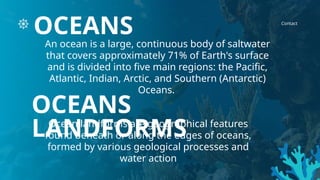 Ocean's landforms, Climates, Aquatic and Terrestrial biomes | PPT