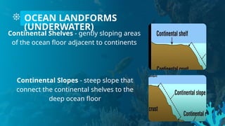 Ocean's landforms, Climates, Aquatic and Terrestrial biomes | PPTX
