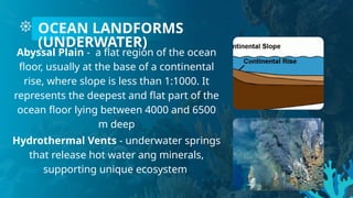 Ocean's landforms, Climates, Aquatic and Terrestrial biomes | PPTX