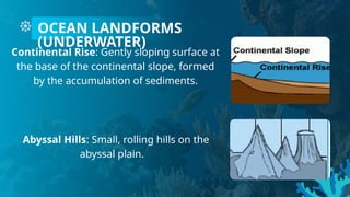 Ocean's landforms, Climates, Aquatic and Terrestrial biomes | PPTX