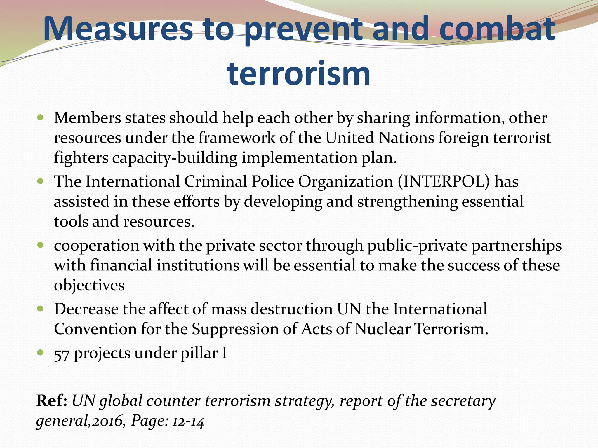 Terrorism and counter terrorism strategy | PPTX
