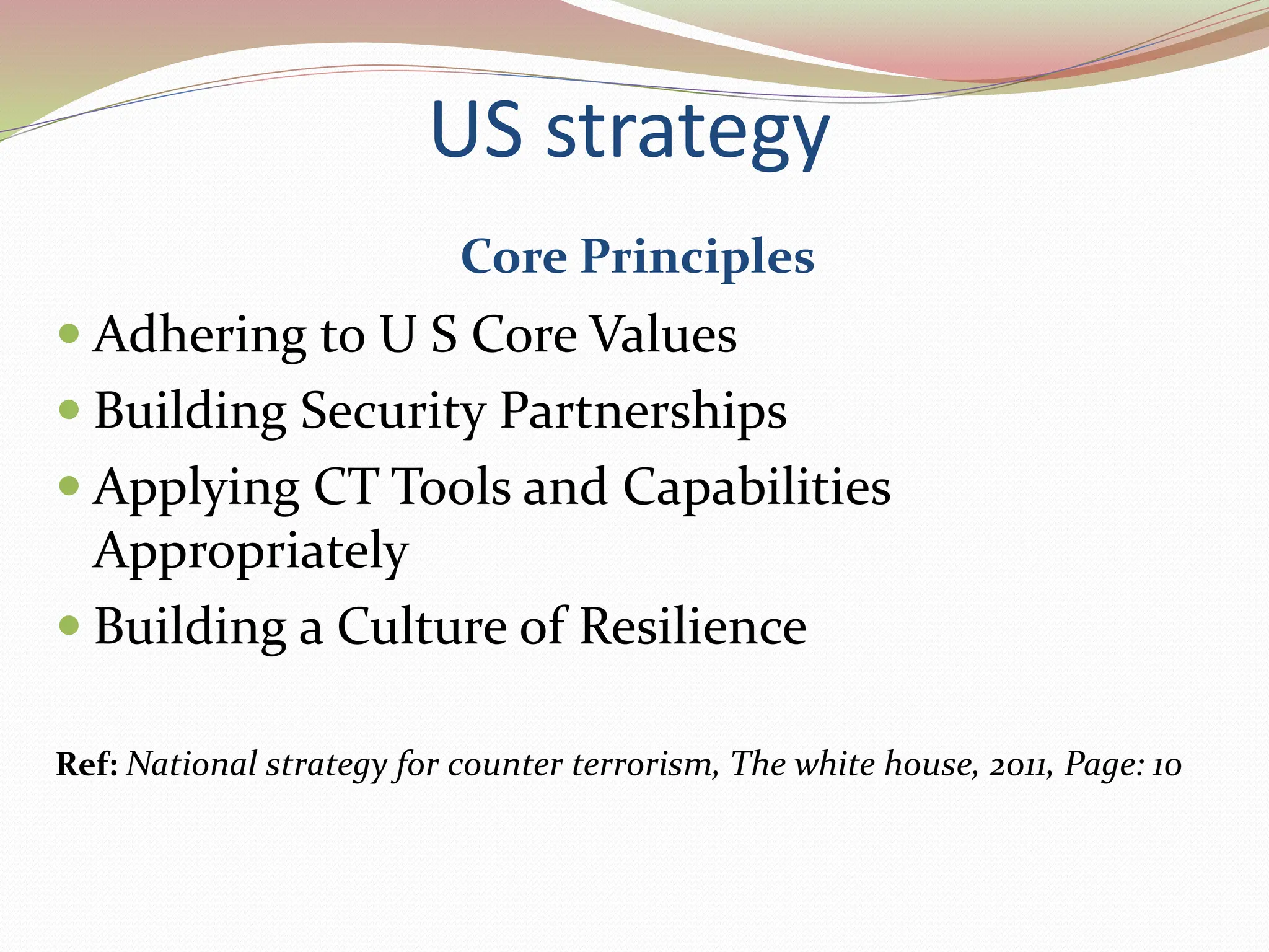 Terrorism and counter terrorism strategy | PPTX