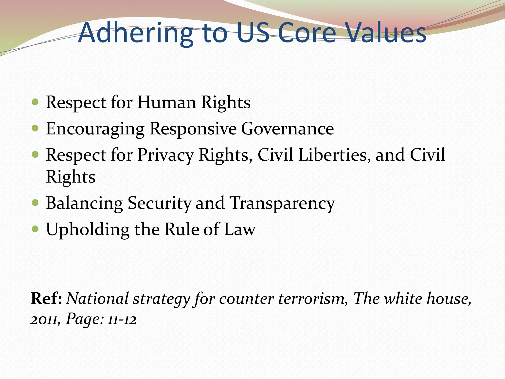 Terrorism and counter terrorism strategy | PPTX