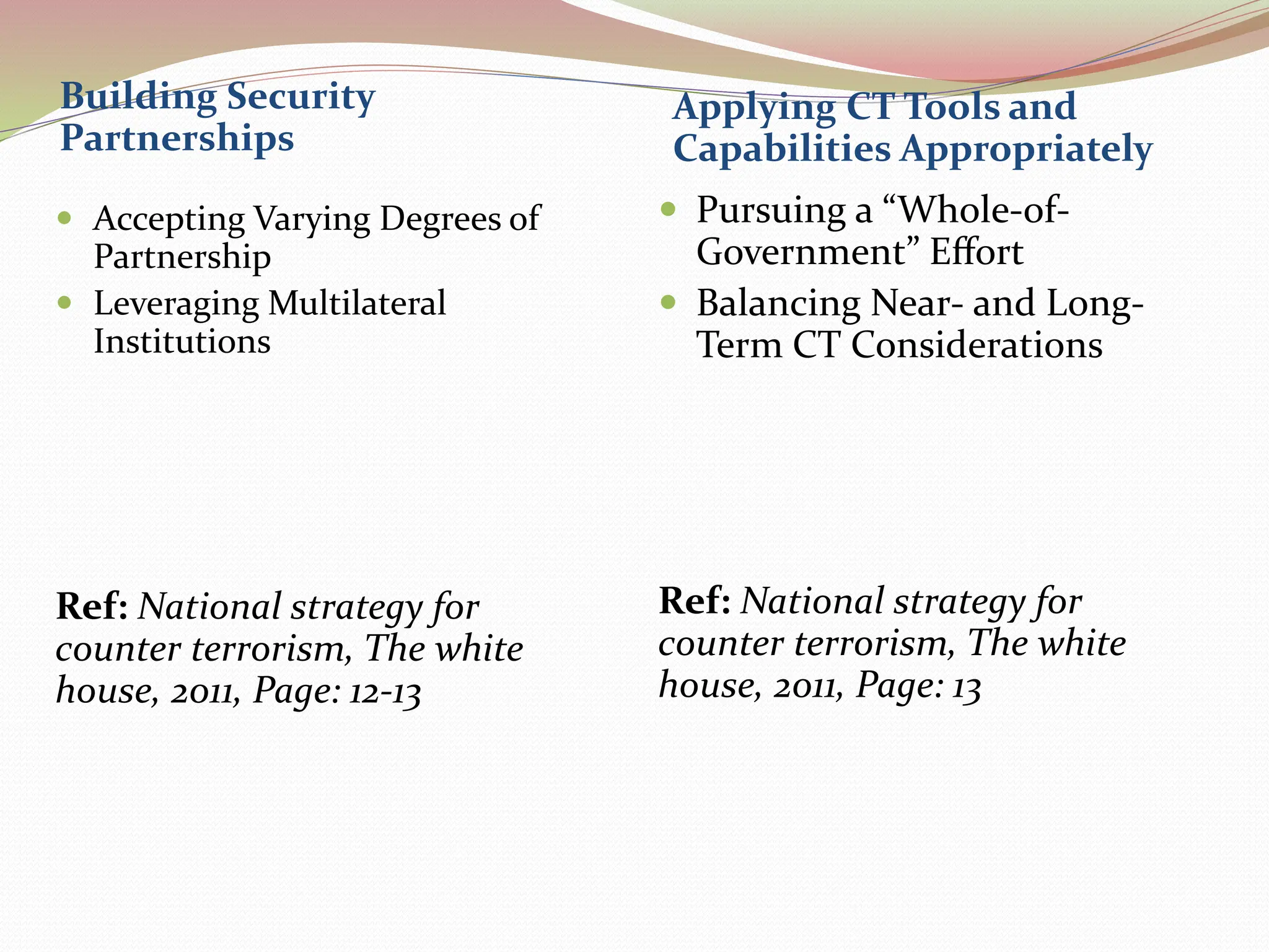 Terrorism and counter terrorism strategy | PPTX