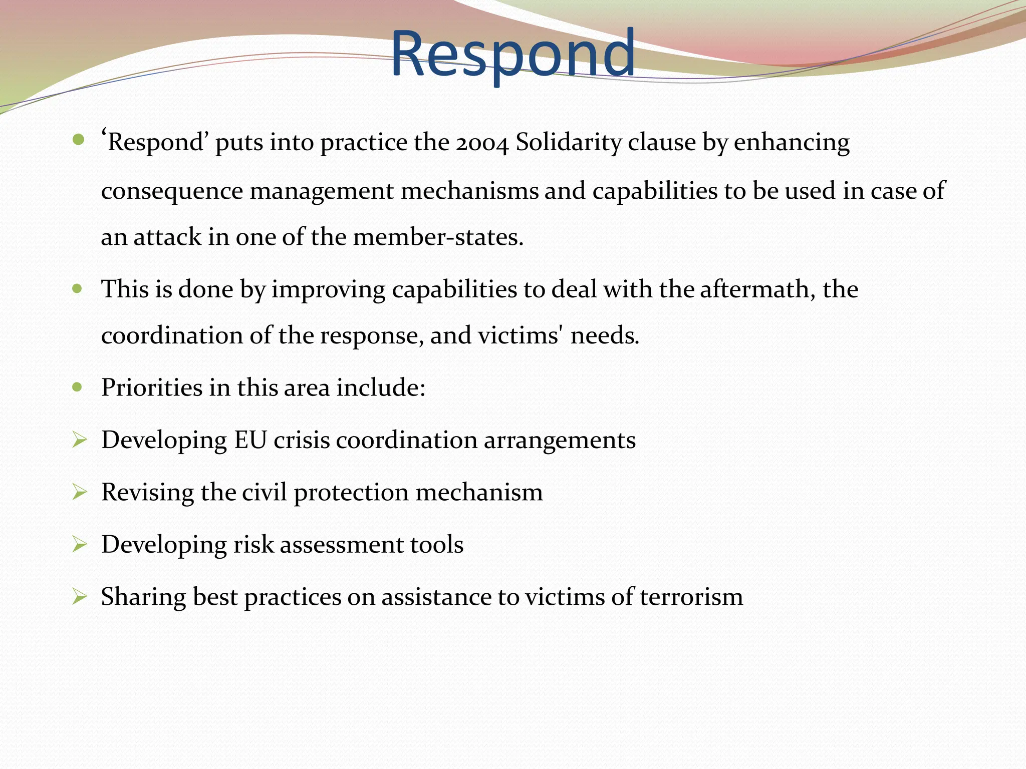 Terrorism and counter terrorism strategy | PPTX