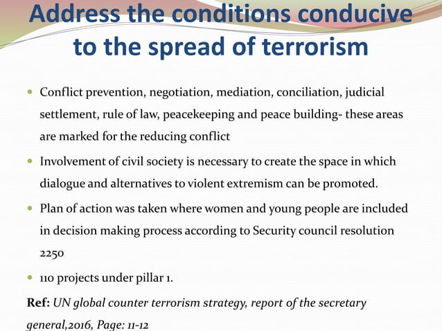 Terrorism and counter terrorism strategy | PPTX