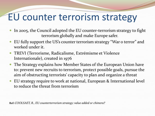 Terrorism and counter terrorism strategy | PPTX