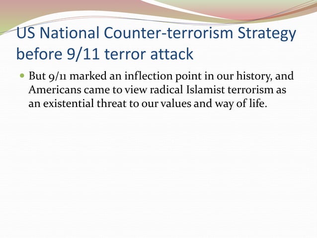 Terrorism and counter terrorism strategy | PPTX
