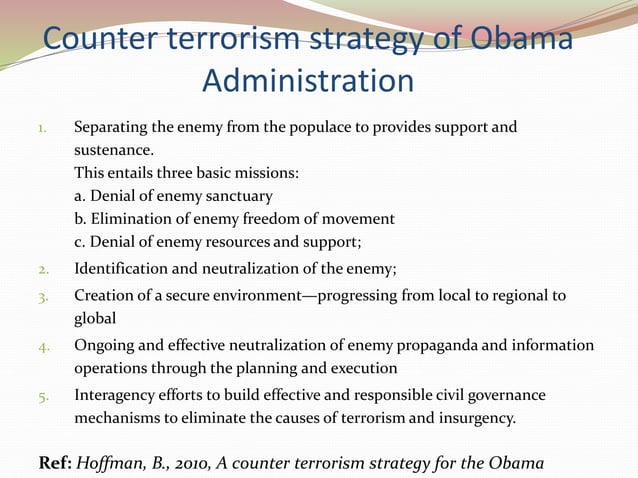 Terrorism and counter terrorism strategy | PPTX