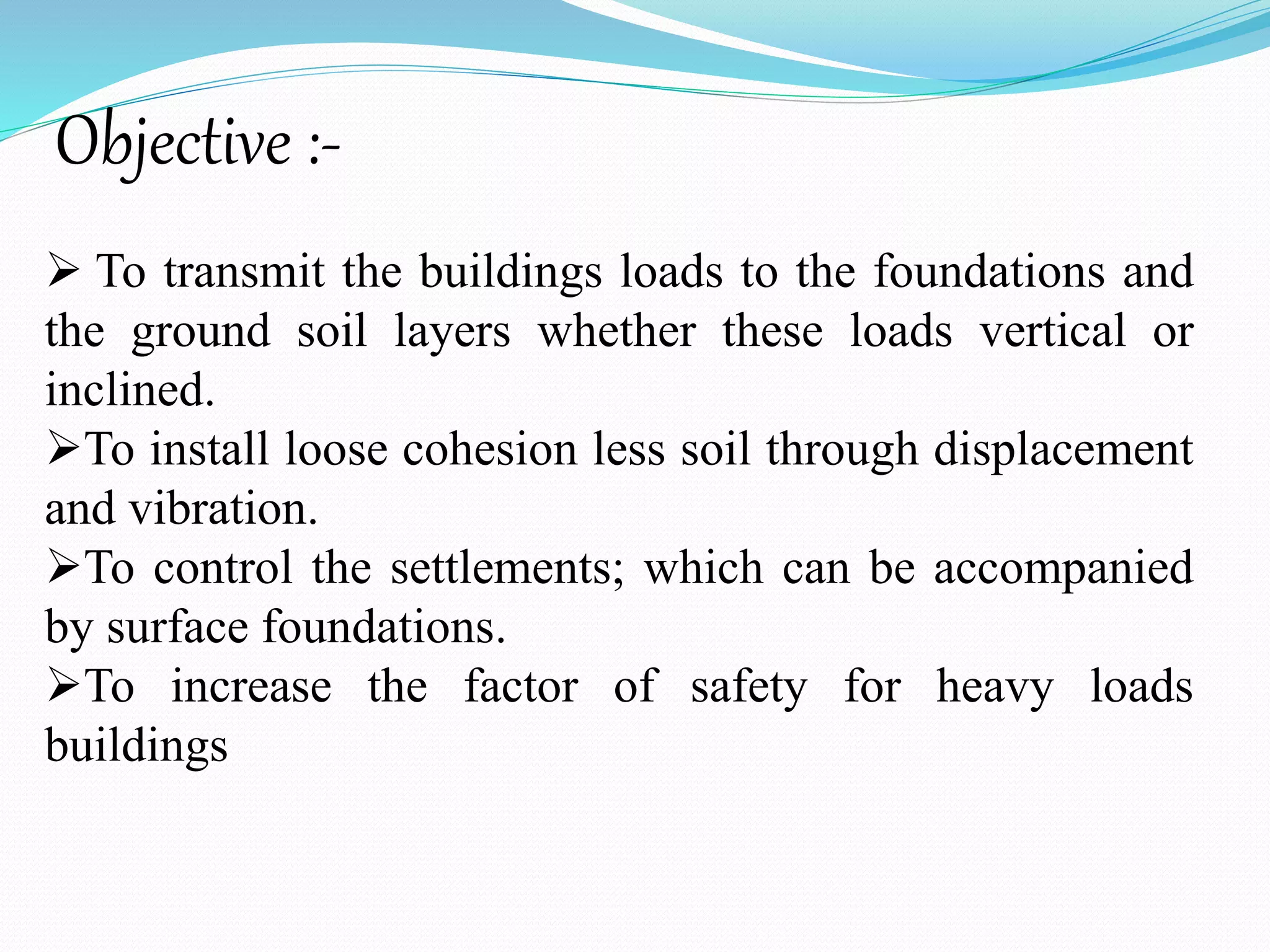 Case study on Pile foundation | PPTX