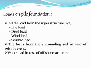 Case study on Pile foundation | PPTX