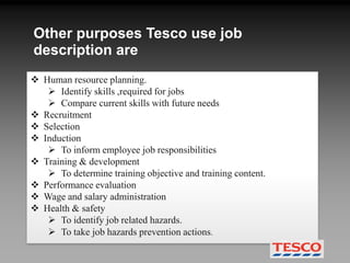 Recruitment & Selection process in Tesco | PPTX