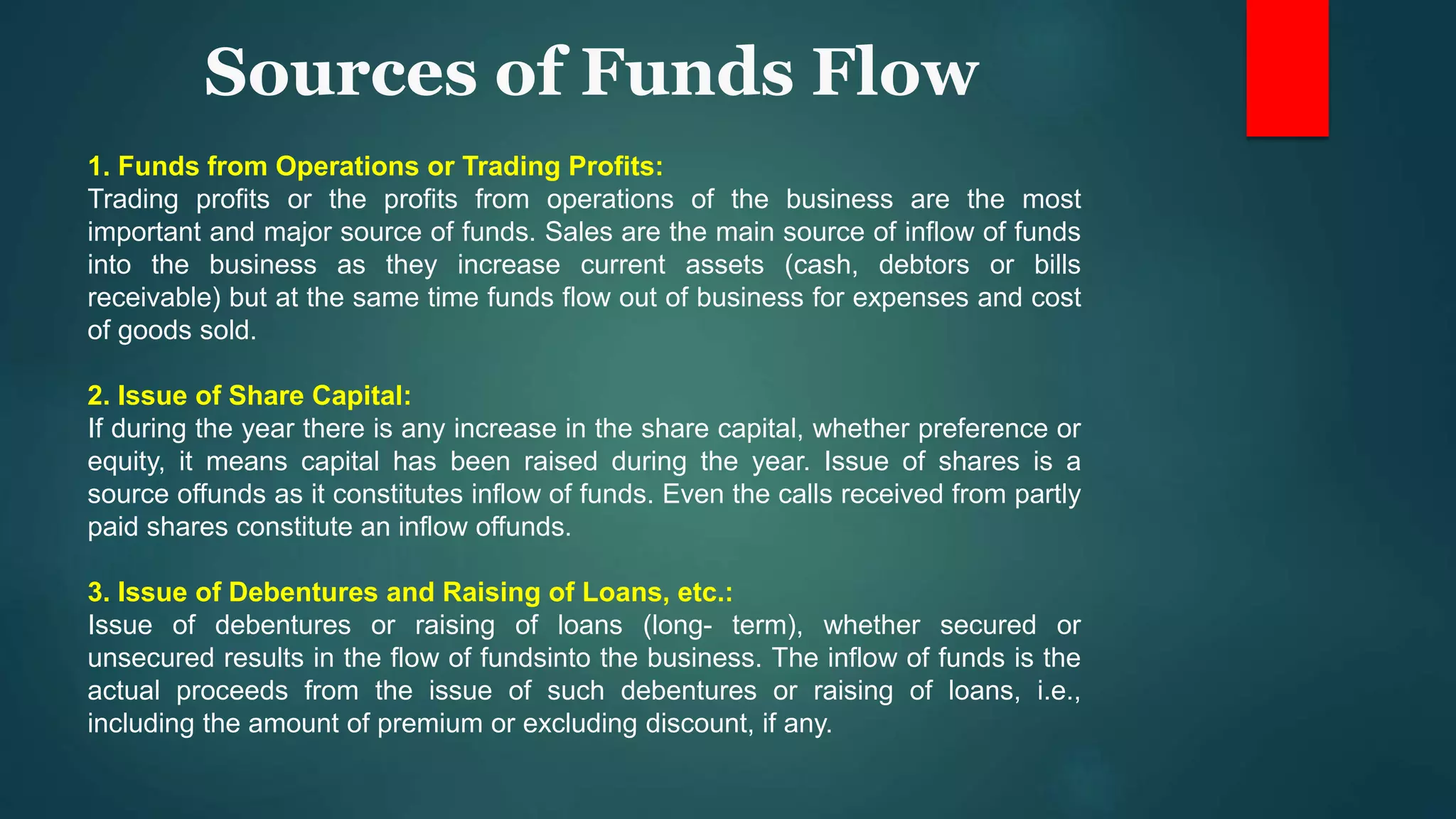 fund flow statement | PPTX