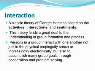 Group and Group Dynamics | PPTX