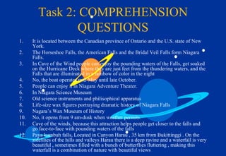 chapter 7 : Visiting Niagara falls | PPT
