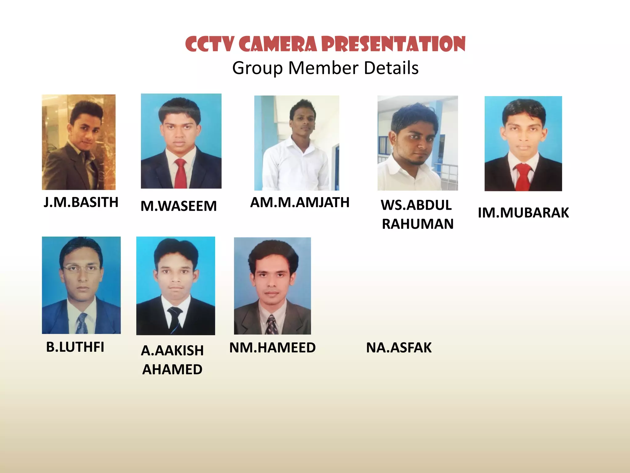 CCTV Camera Presentation | PDF