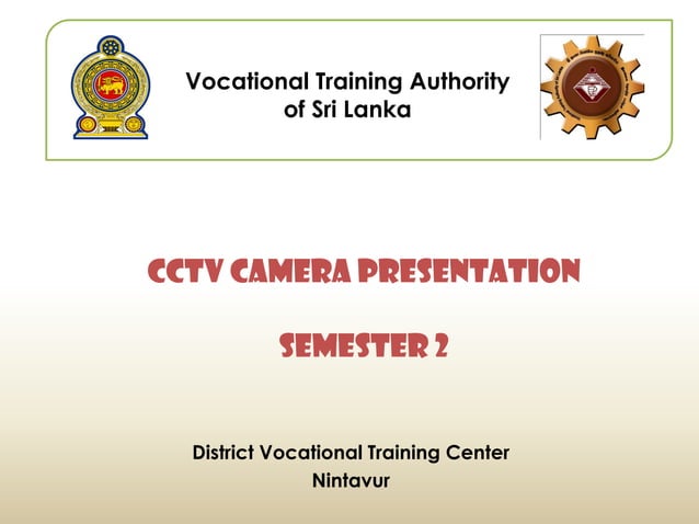 CCTV Camera Presentation | PDF