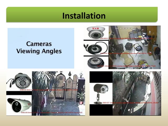 CCTV Camera Presentation | PDF