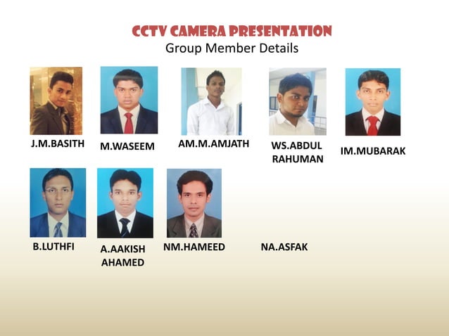 CCTV Camera Presentation | PDF