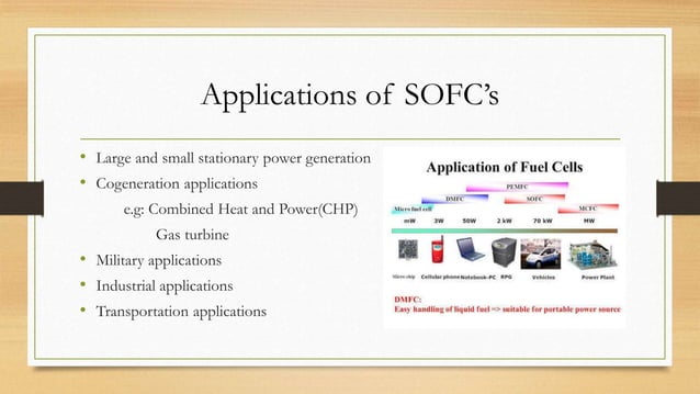 Solid Oxide Fuel Cells | PPTX | Chemistry | Science
