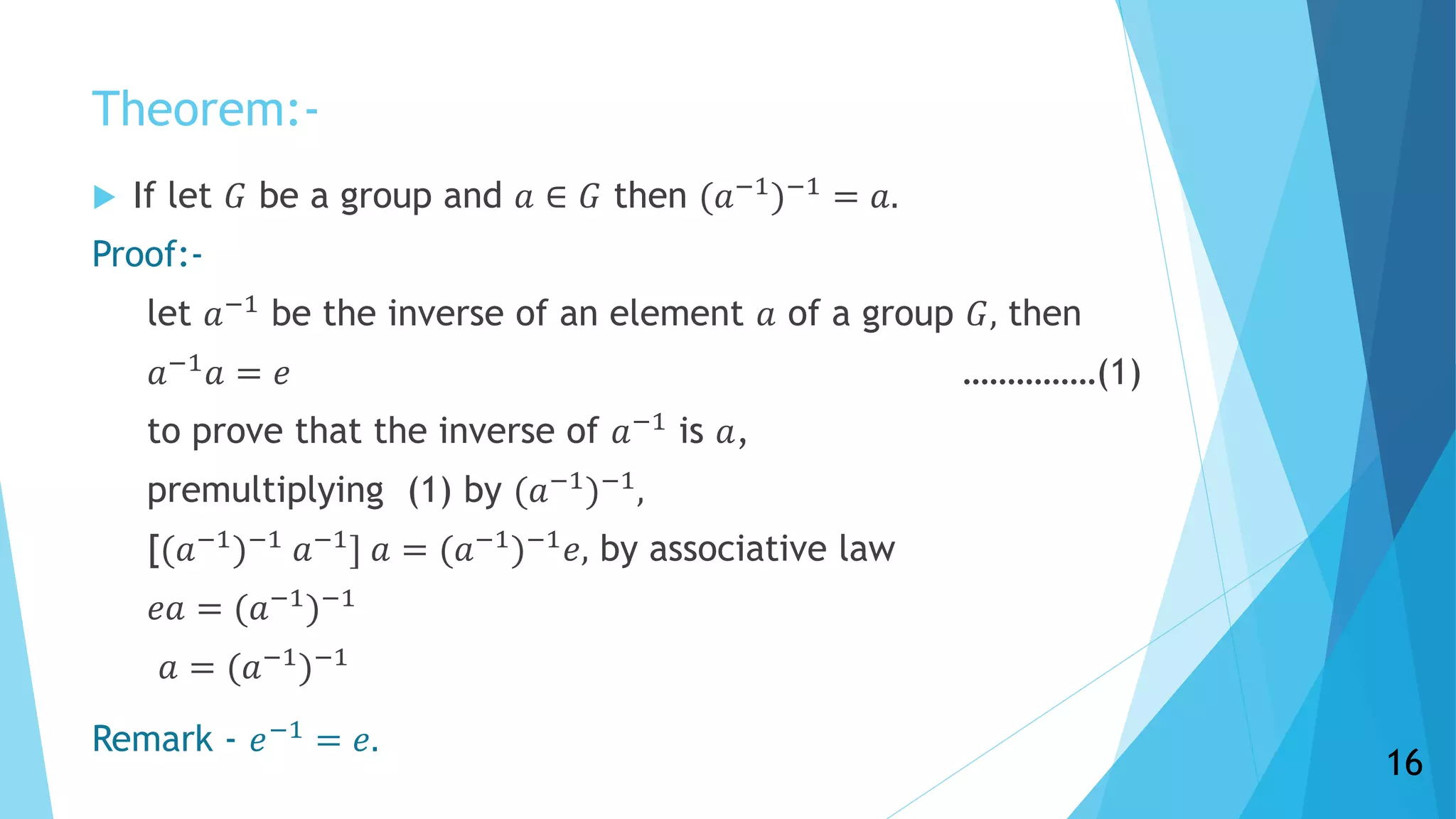 Group Theory | PPTX