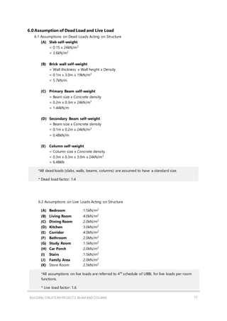 Beam and Column Analysis | Group Component | DOCX | Civil Engineering ...