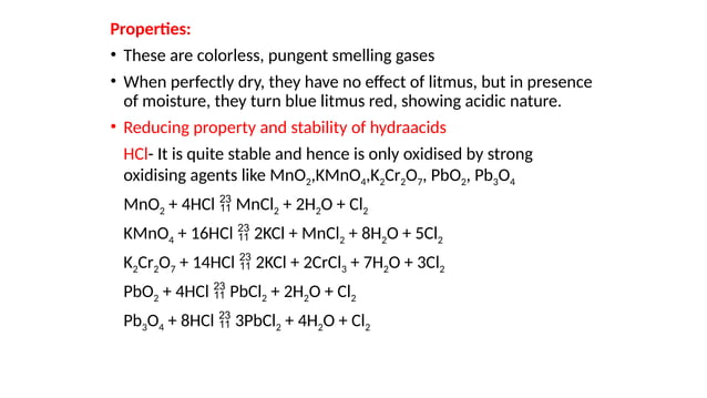 p-block elements, group-17, halogen family | PPTX