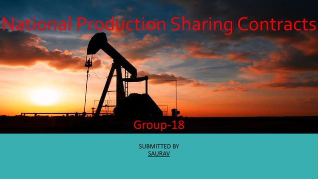 production sharing contract | PPTX