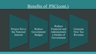 production sharing contract | PPTX