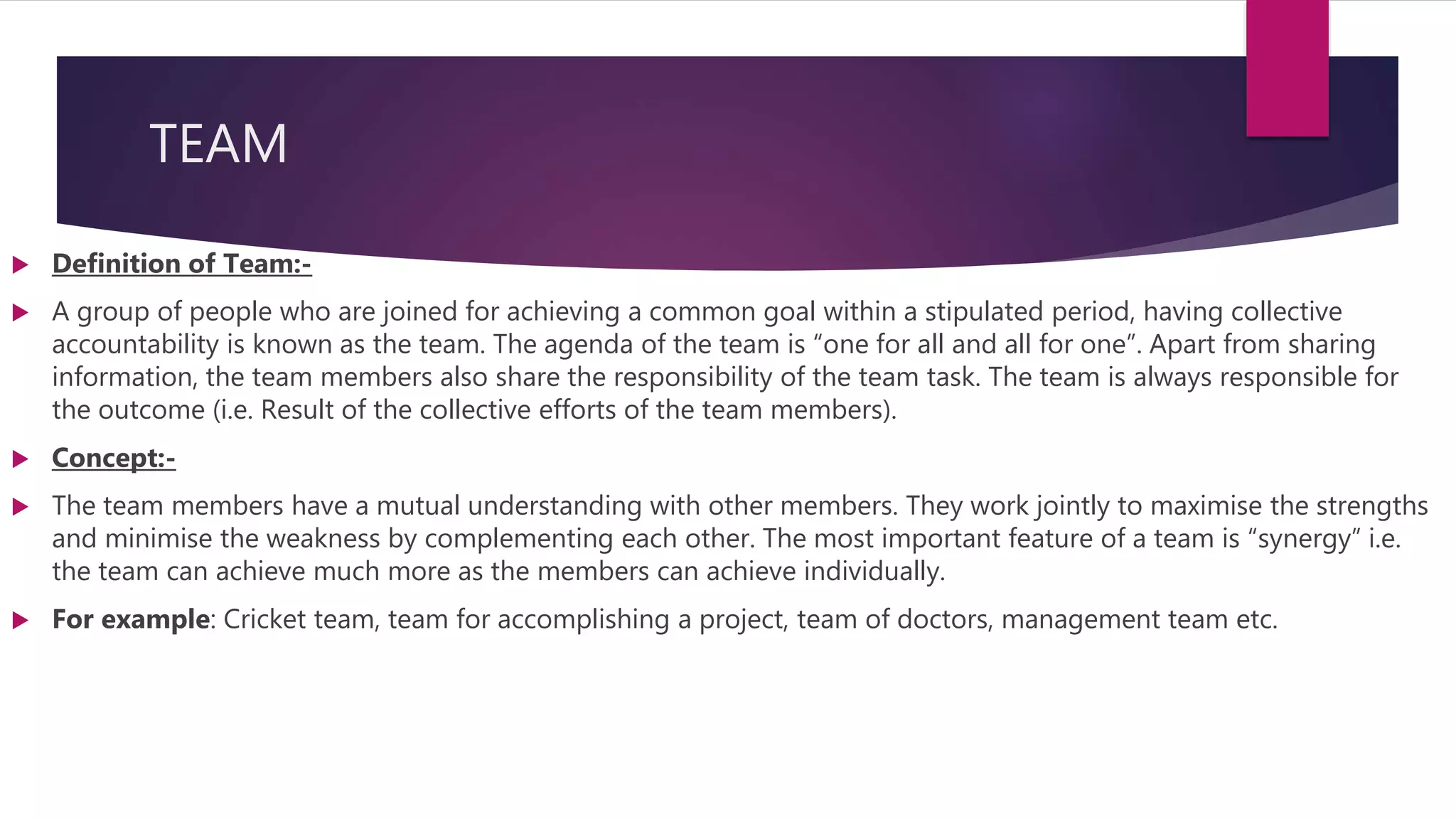 Group and team | PPTX