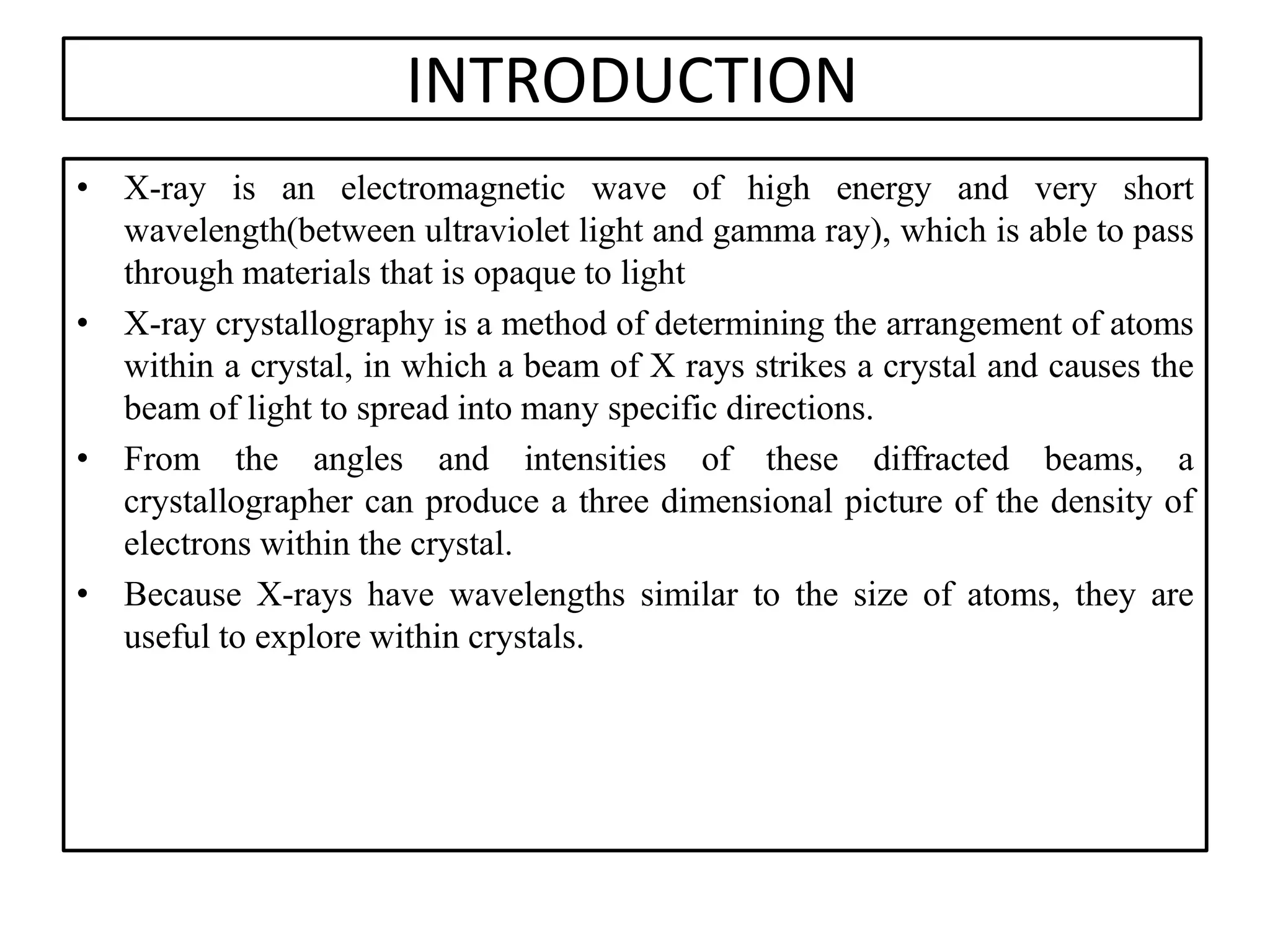 X ray crystallography | PPTX