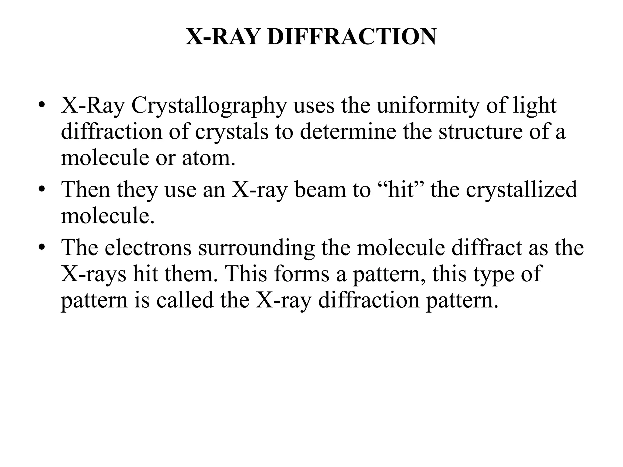 X ray crystallography | PPTX