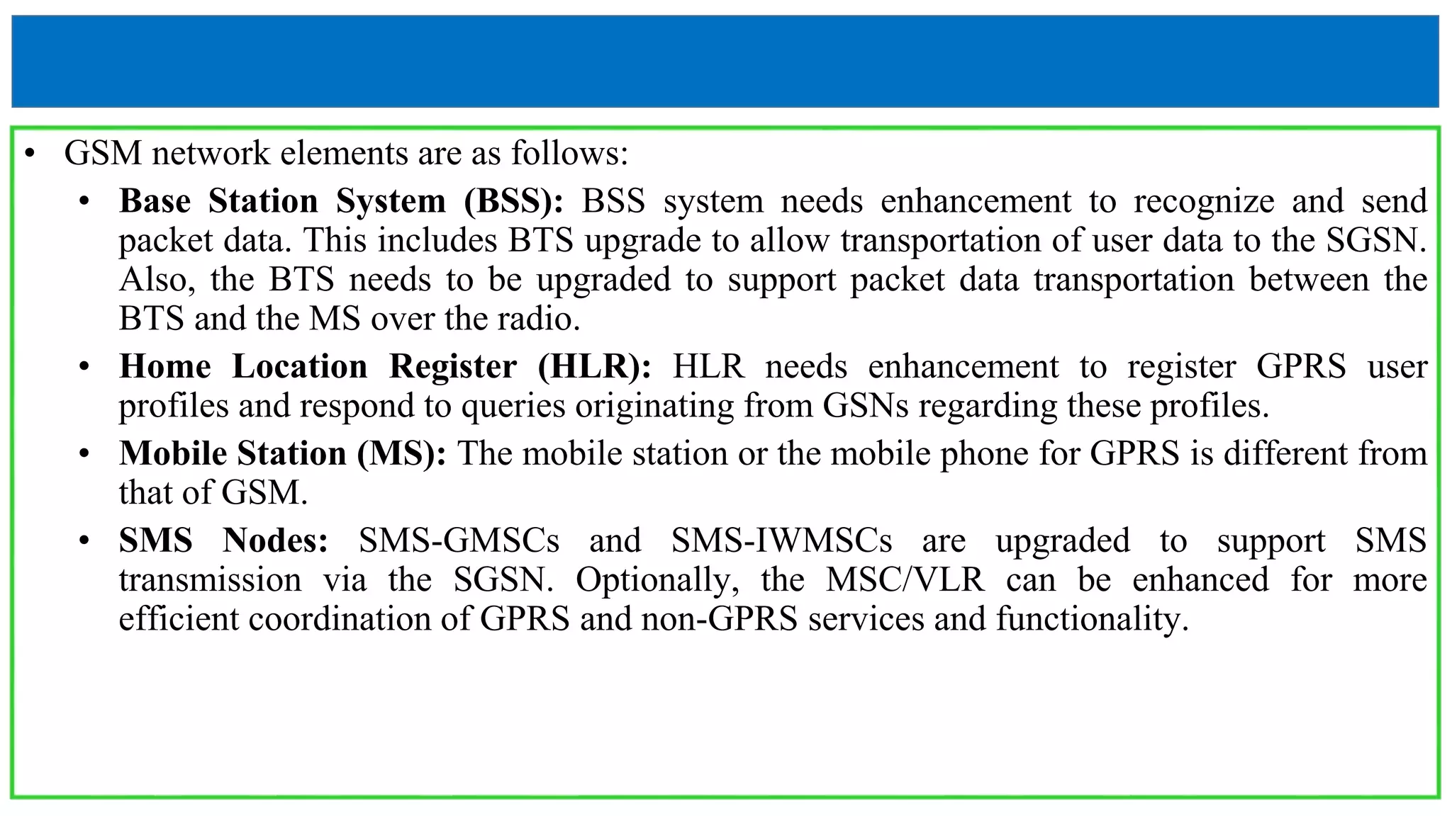 General Packet Radio Service(GPRS) | PPTX
