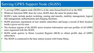 General Packet Radio Service(GPRS) | PPTX