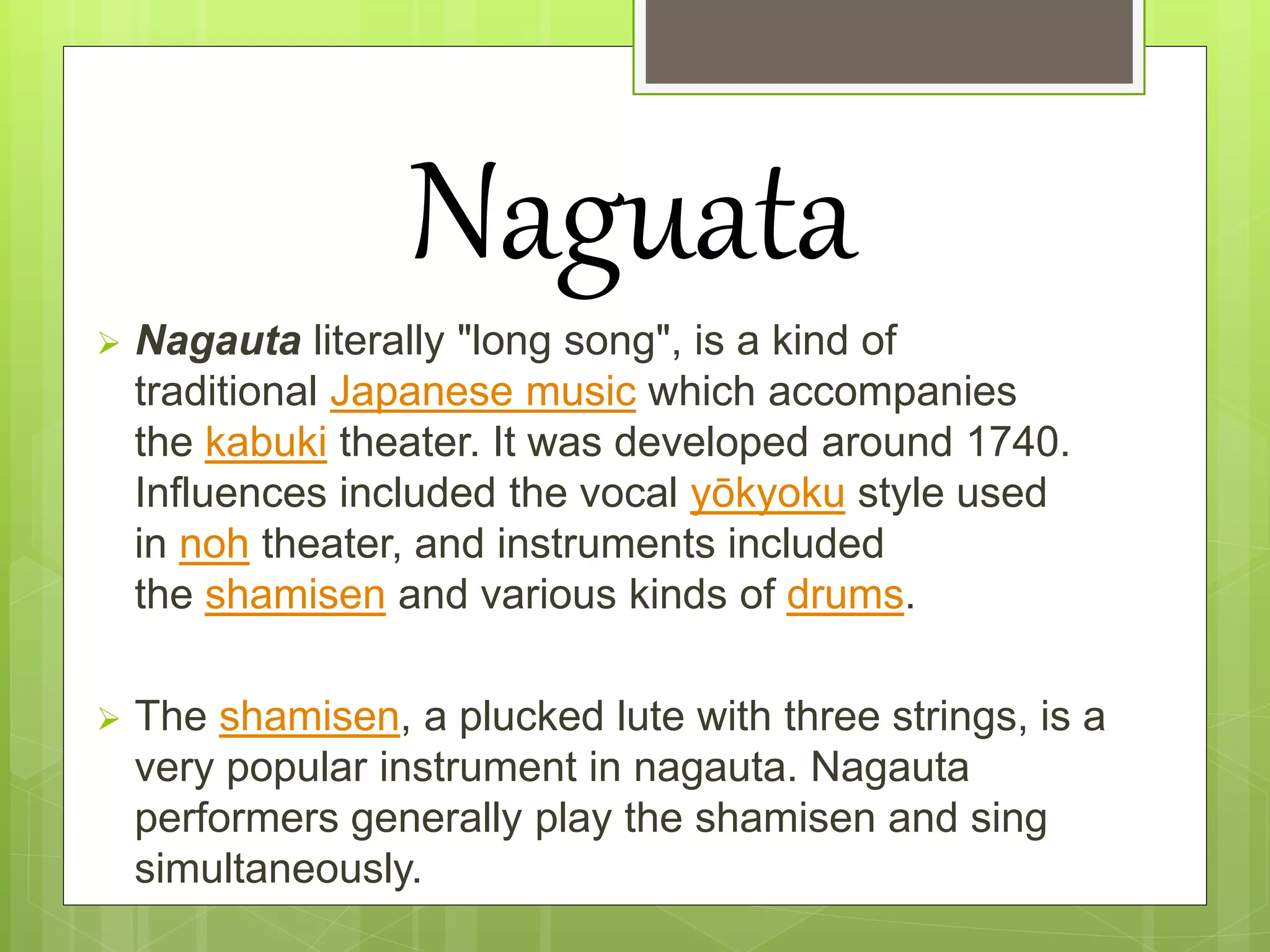 Vocal and Instrumental Features | PPTX