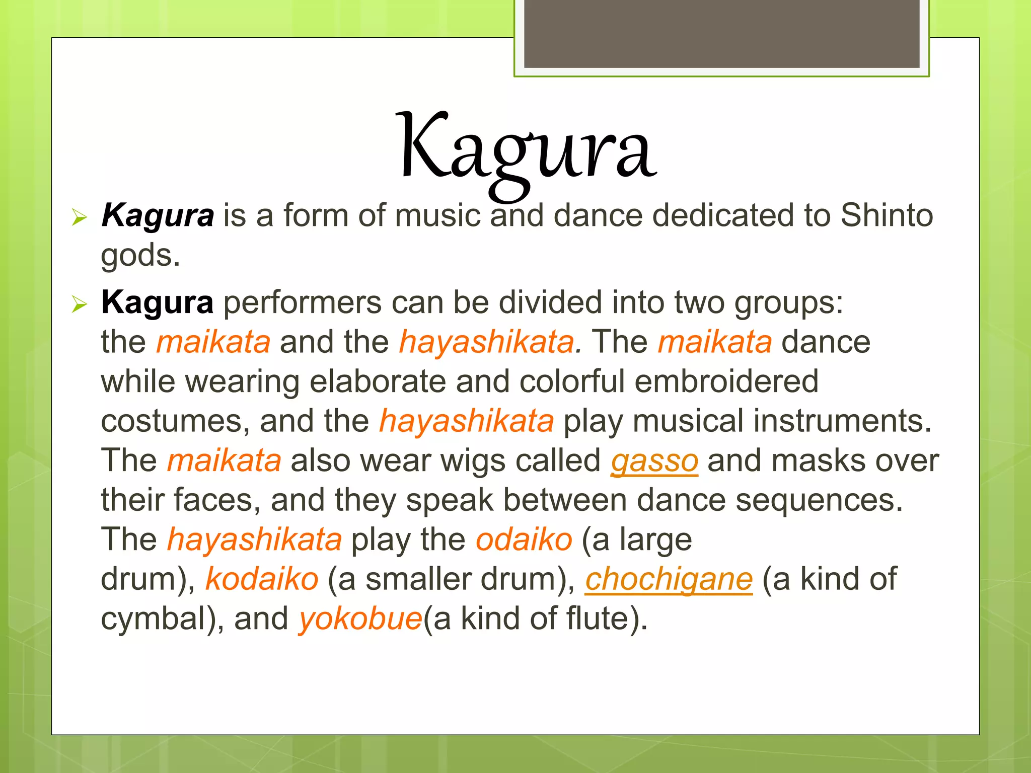 Vocal and Instrumental Features | PPTX