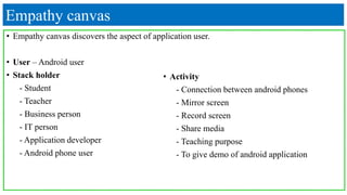 screen speculo - Miracast android Project | PPT