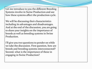 Breeds and Breeding Learning Plan | PPT