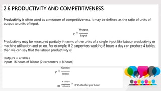 Operation strategy of and competitiveness | PPT