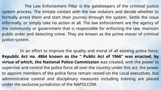 Comprehensive Overview of Law Enforcement as the First Pillar of the ...