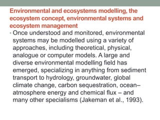 Environmental management and science | PPTX