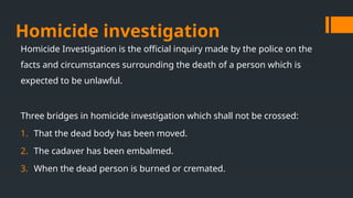 GROUP-2-FINAL-PRESENTATION.pptx Homicide investigation | PPTX