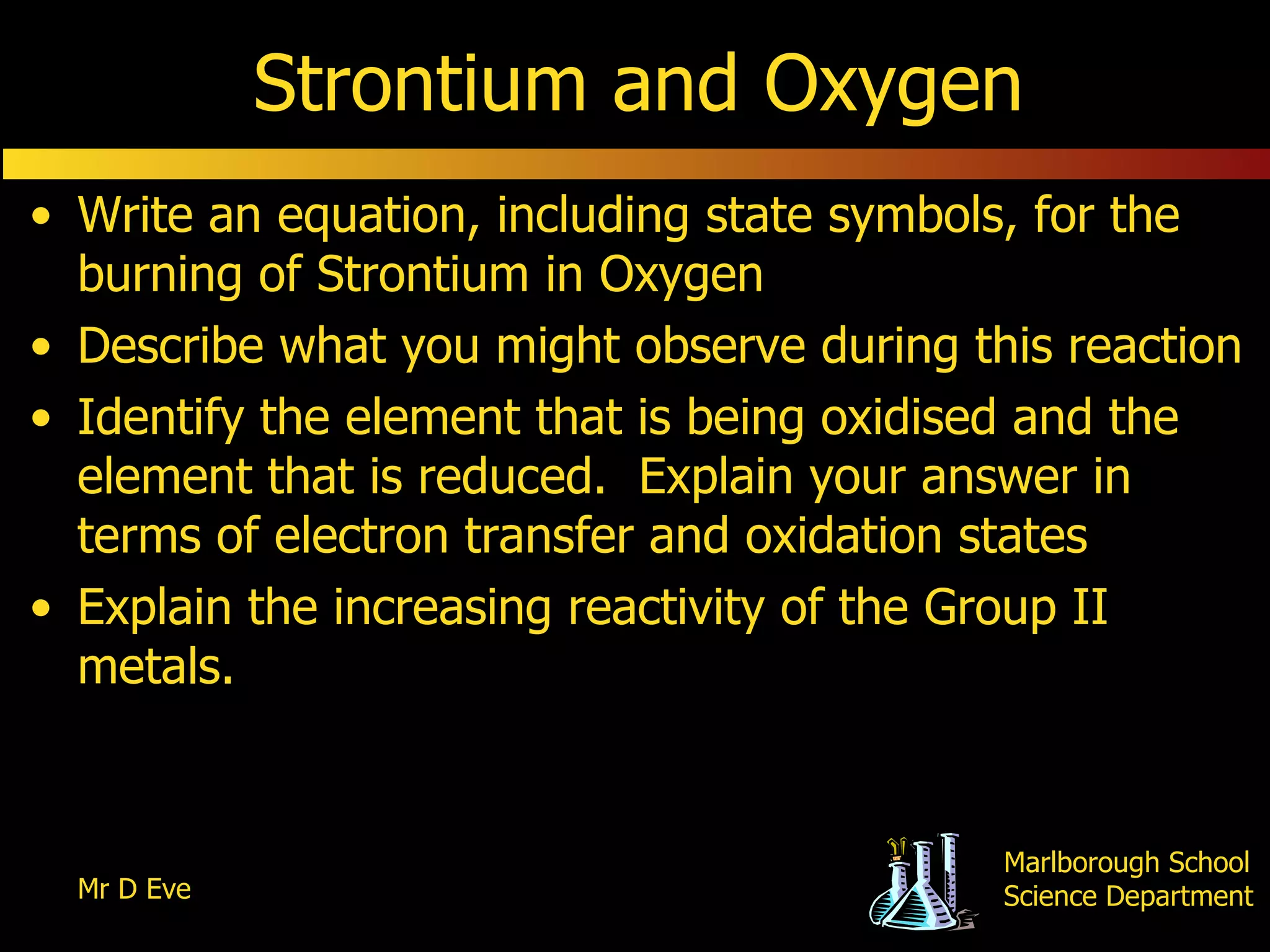 Group 2 Metals | PPT