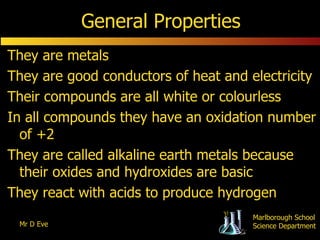 Group 2 Metals | PPT