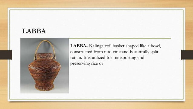 Indigenous crative crafts of ilocos region | PPTX | Needlework | Arts ...