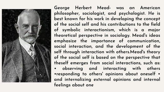 SOCIOLOGY, GEORGE SIMMEL AND GEORGE HERBERT MEAD THEORY SHORT ...