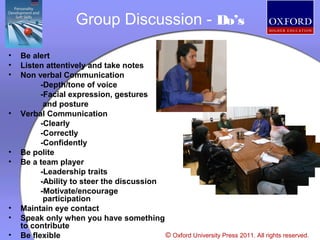 Group discussion | PPT