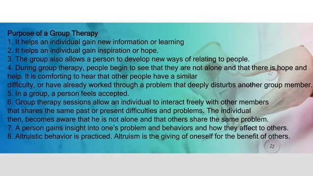 Group Therapy | PPT