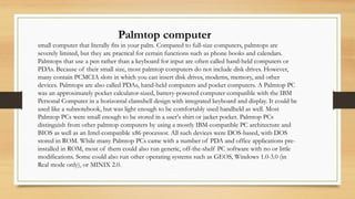 COMPUTERS PERSONAL COMPUTERS PARTICULARY ON: | PPT